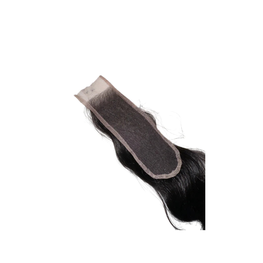 2x6 Raw Indian Waves&Curls HD Closure – 7Strands