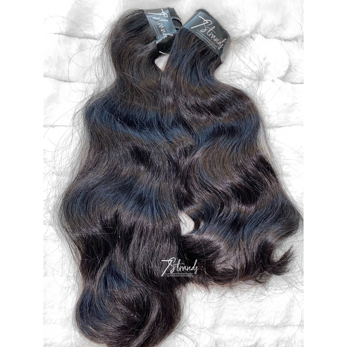 Raw SEA Wavy BUNDLE- Natural Color – 7Strands