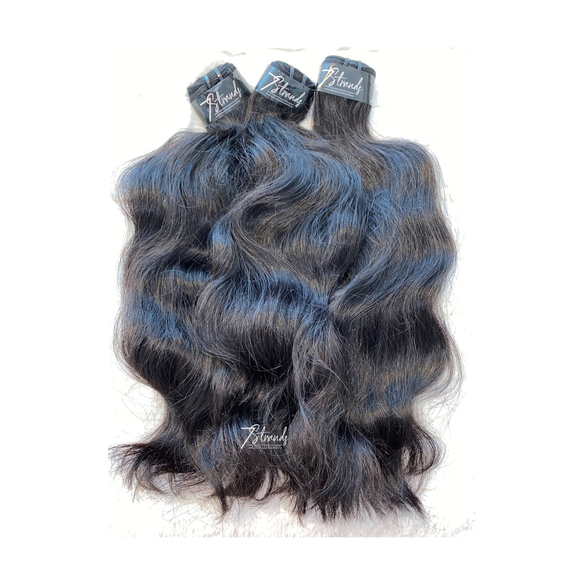 Raw SEA Wavy BUNDLE- Natural Color – 7Strands